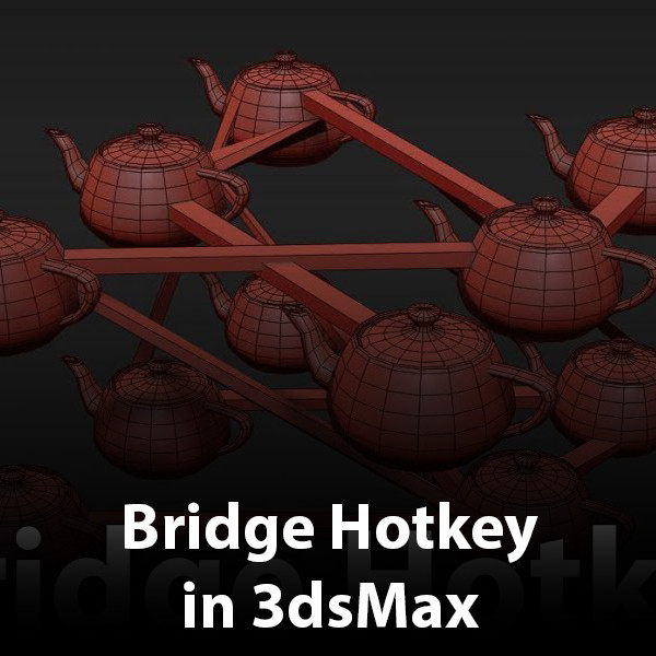 ArtStation - How to set keyboard shortcut for Bridge in Edit Poly