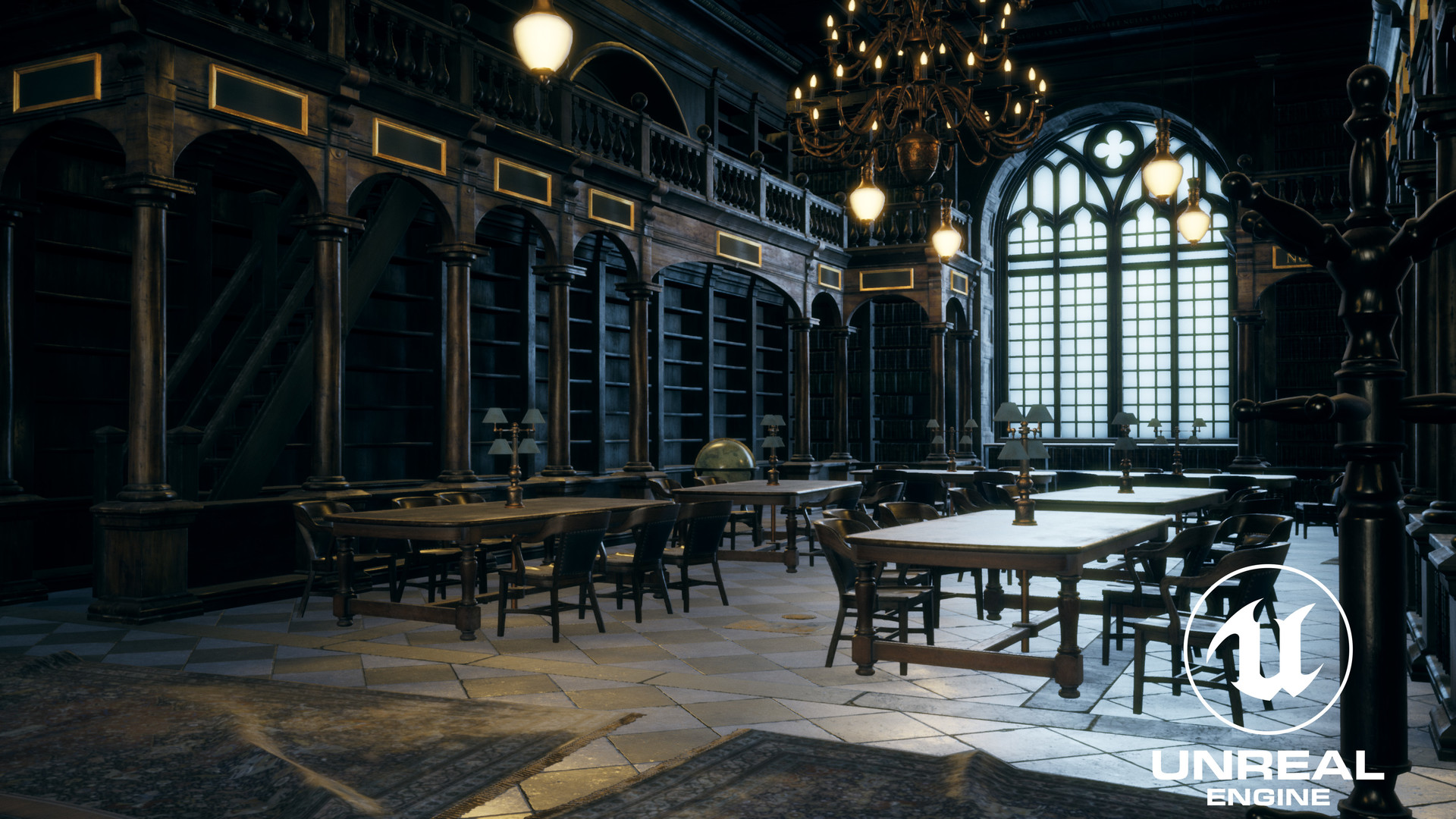 ArtStation - Library Relighting / Camera Setting in Unreal Engine