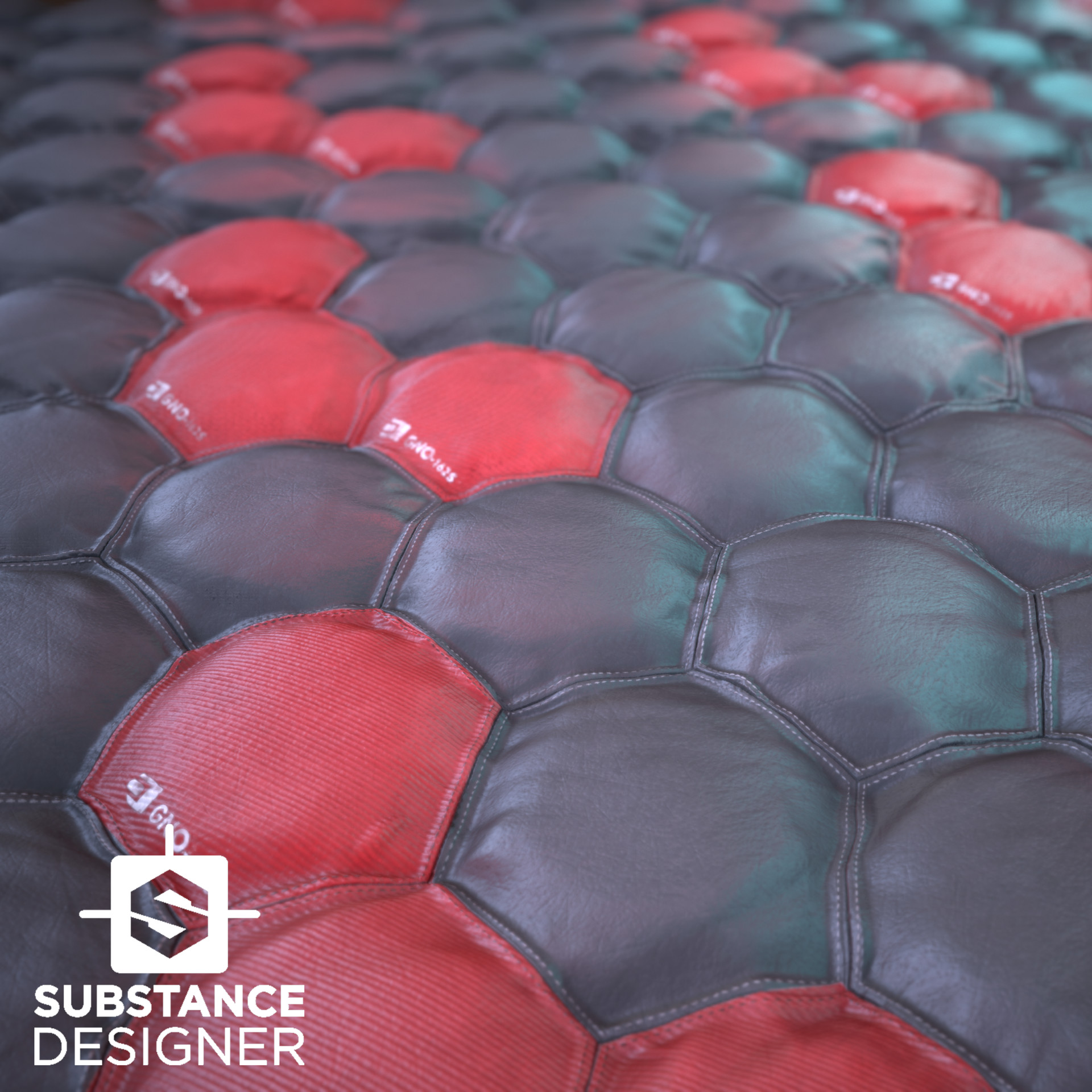 ArtStation - Sci-Fi Padded Leather Material