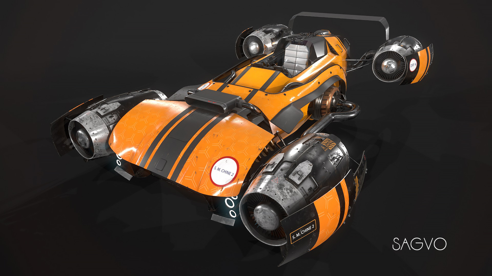 ArtStation - Sport flying car