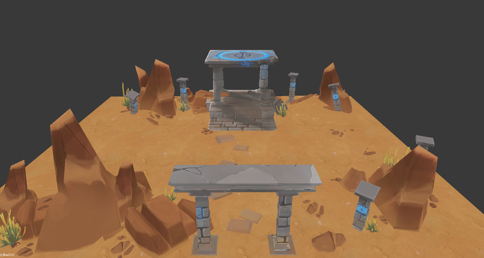 ArtStation - Stylised Desert - Arena Environments