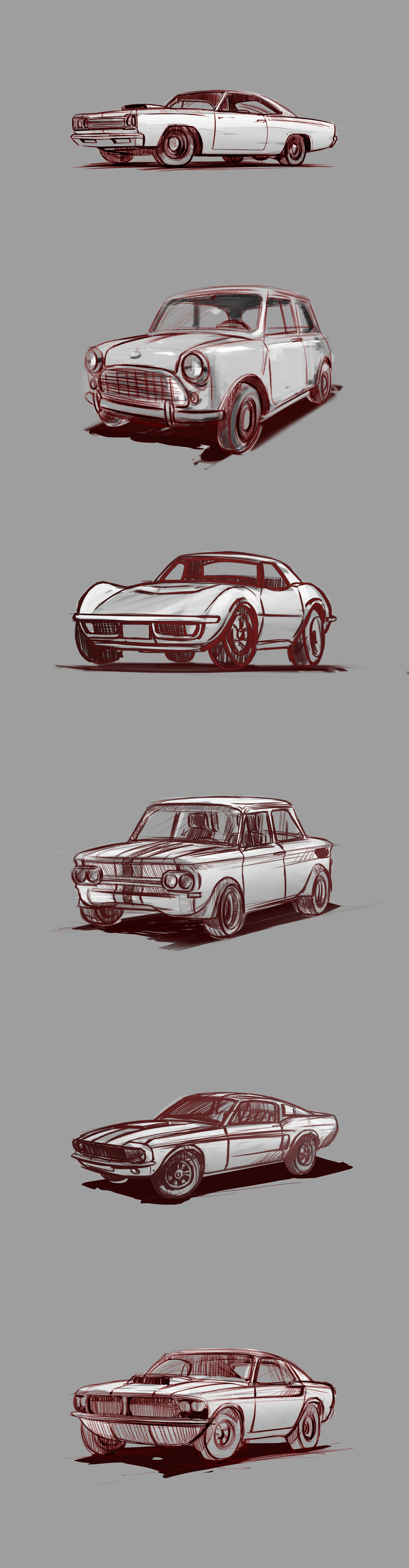 ArtStation - car sketch