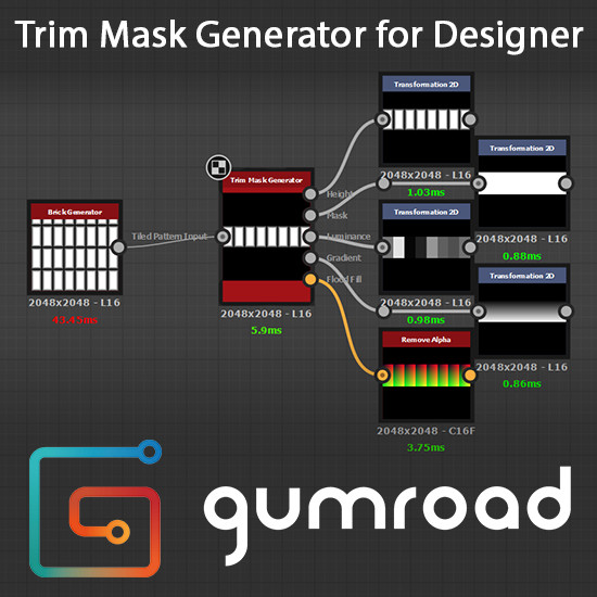ArtStation - Trim Mask Generator for Designer