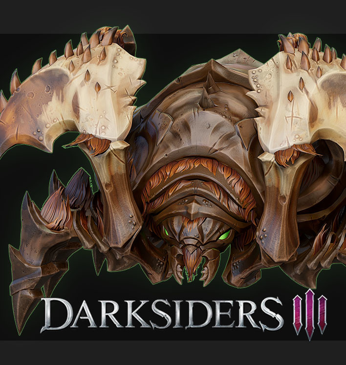 ArtStation - Darksiders 3 | Sloth Bug (Enemy)