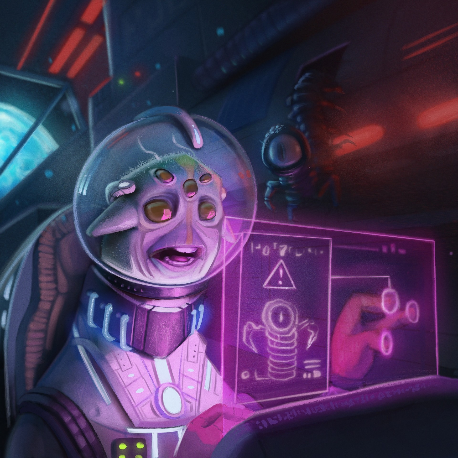 ArtStation - Space terror