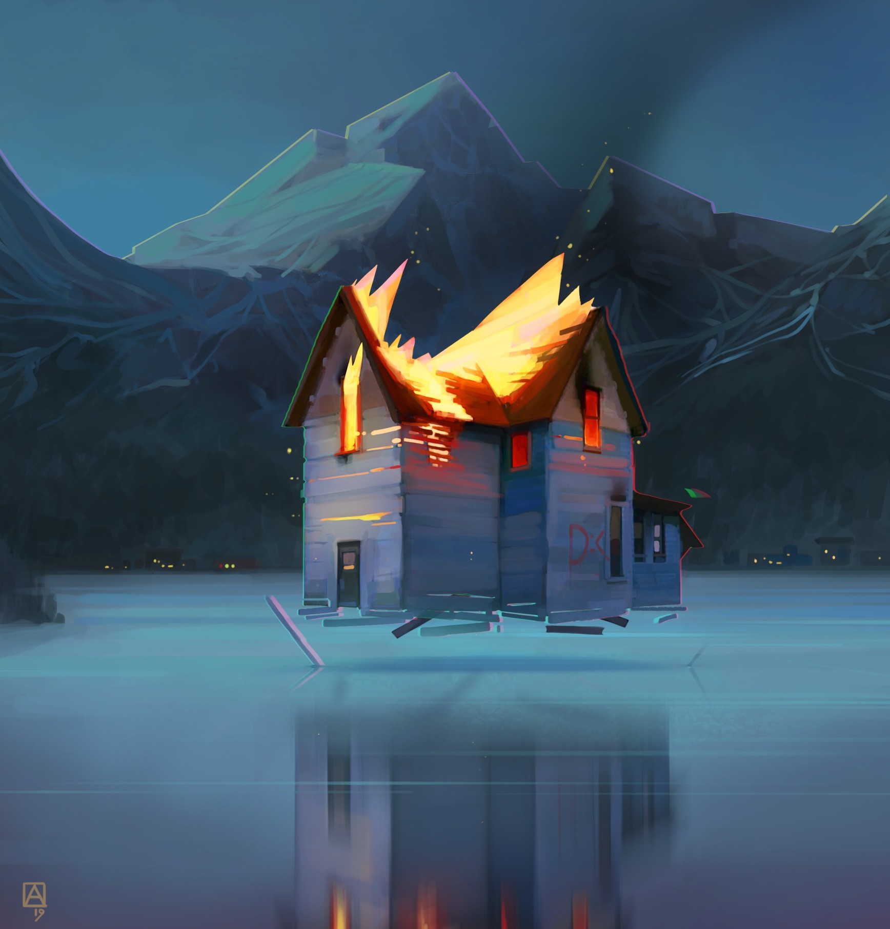 ArtStation - On fire