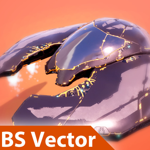 ArtStation - Basic Spaceship - Vector