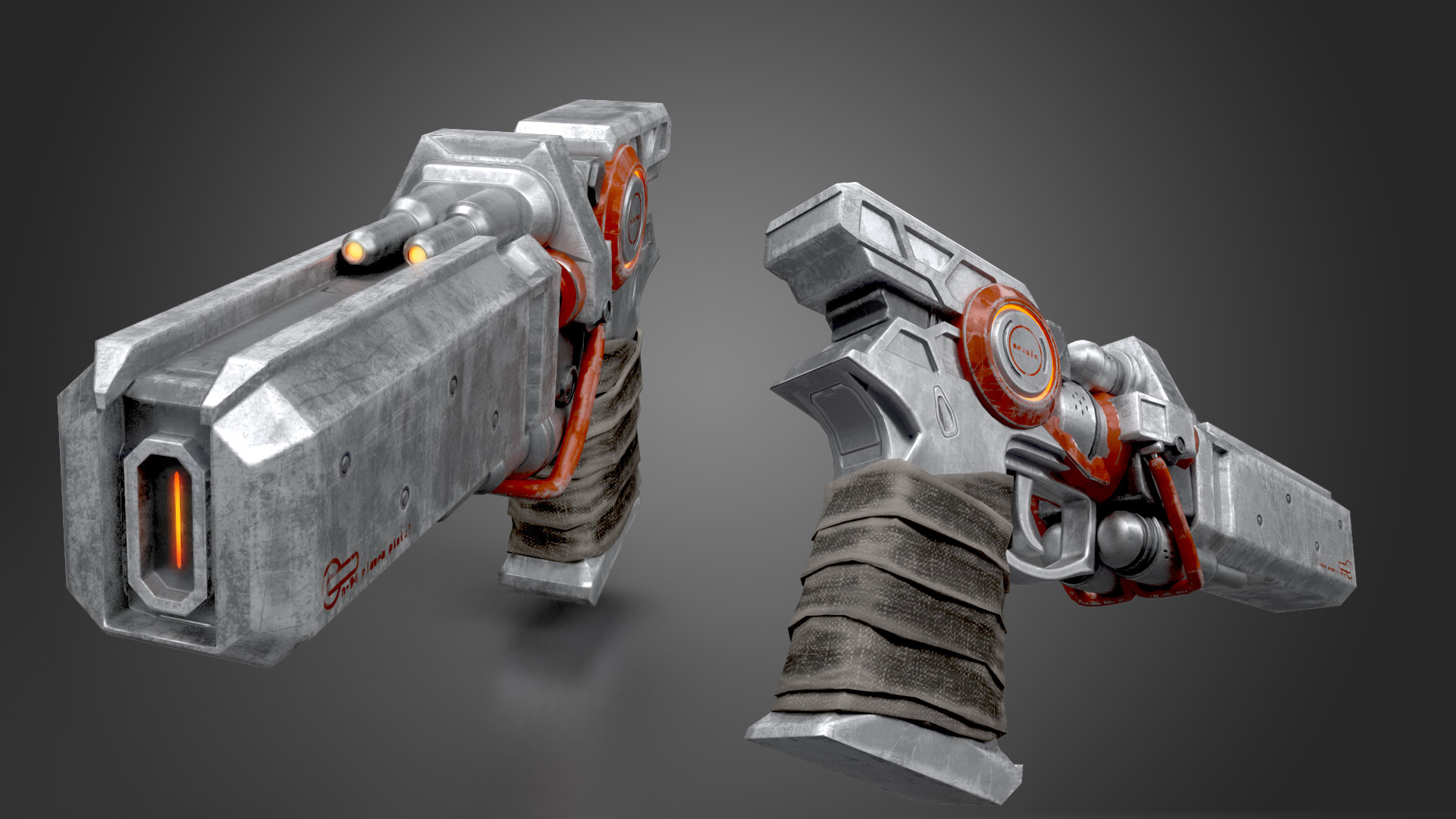 ArtStation - N-94 Plasma Pistol