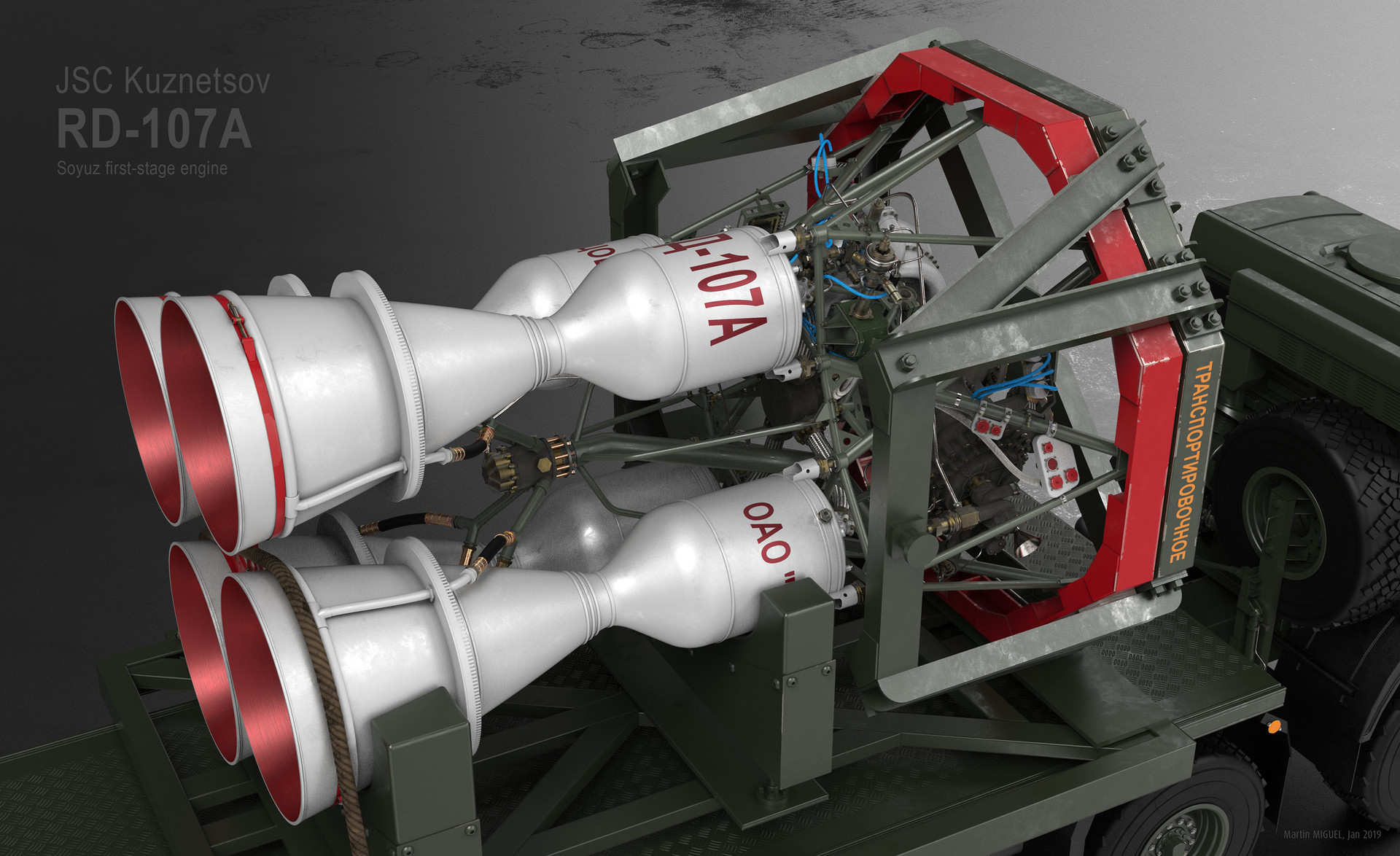 ArtStation - Soyuz first-stage engine