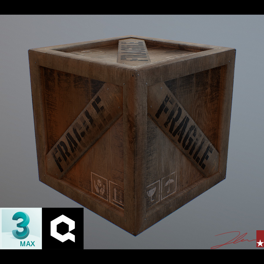 ArtStation - Game Ready Wooden Crate