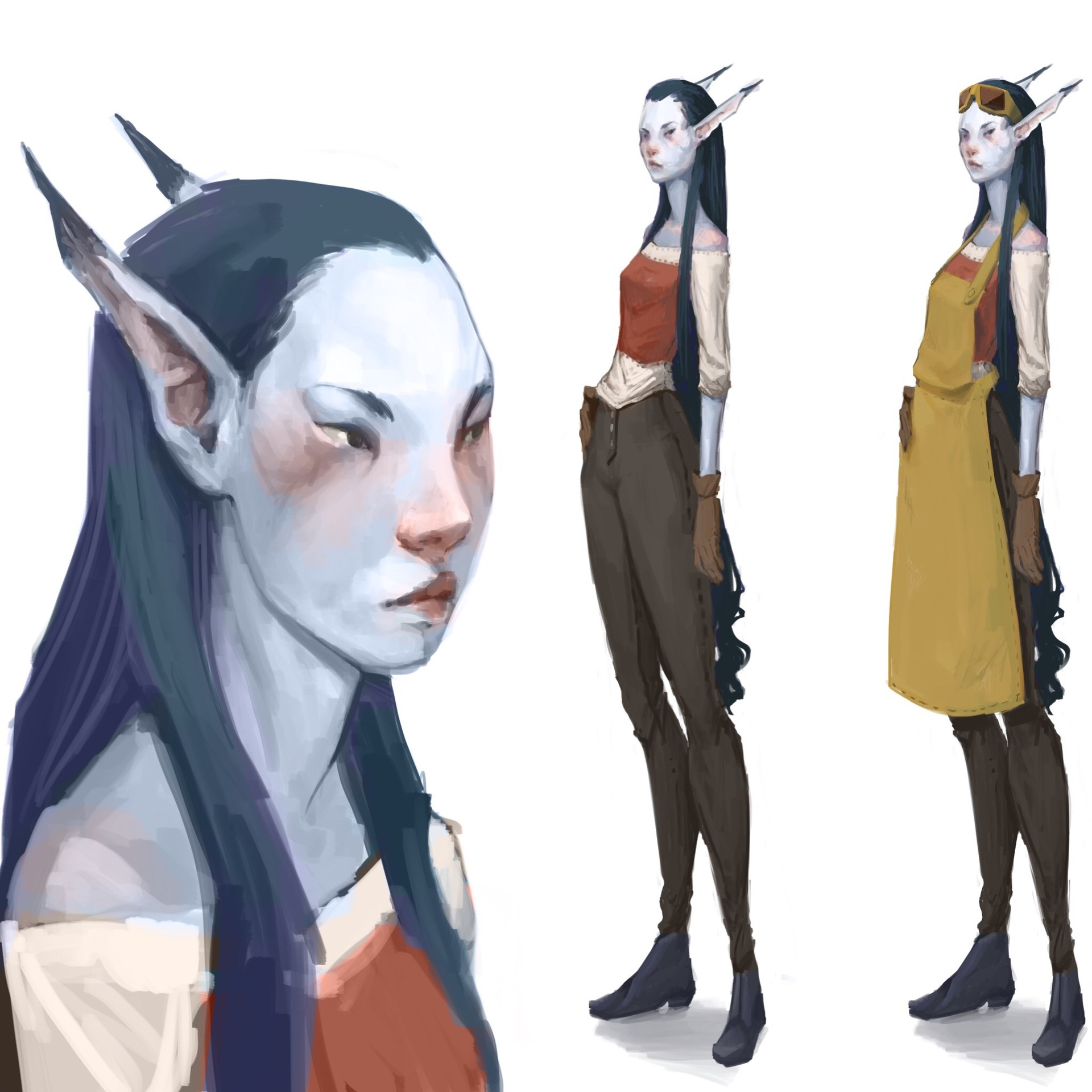 ArtStation - Elven Blacksmith Concept