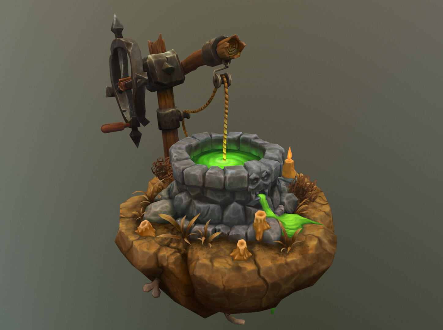 ArtStation - Corrupted well (WIP)