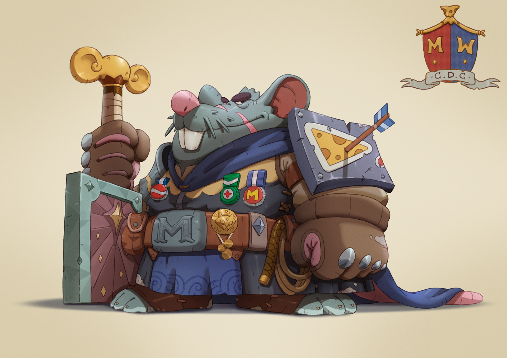 ArtStation - Mouse Warrior