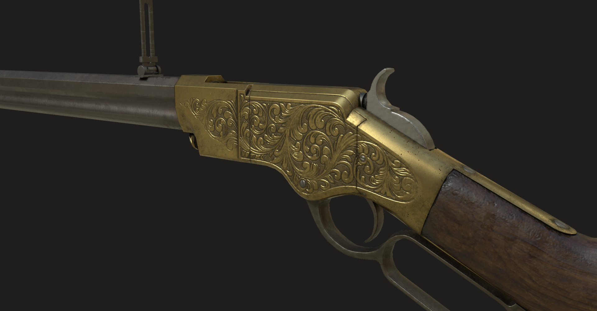 ArtStation - Henry 1860 Rifle