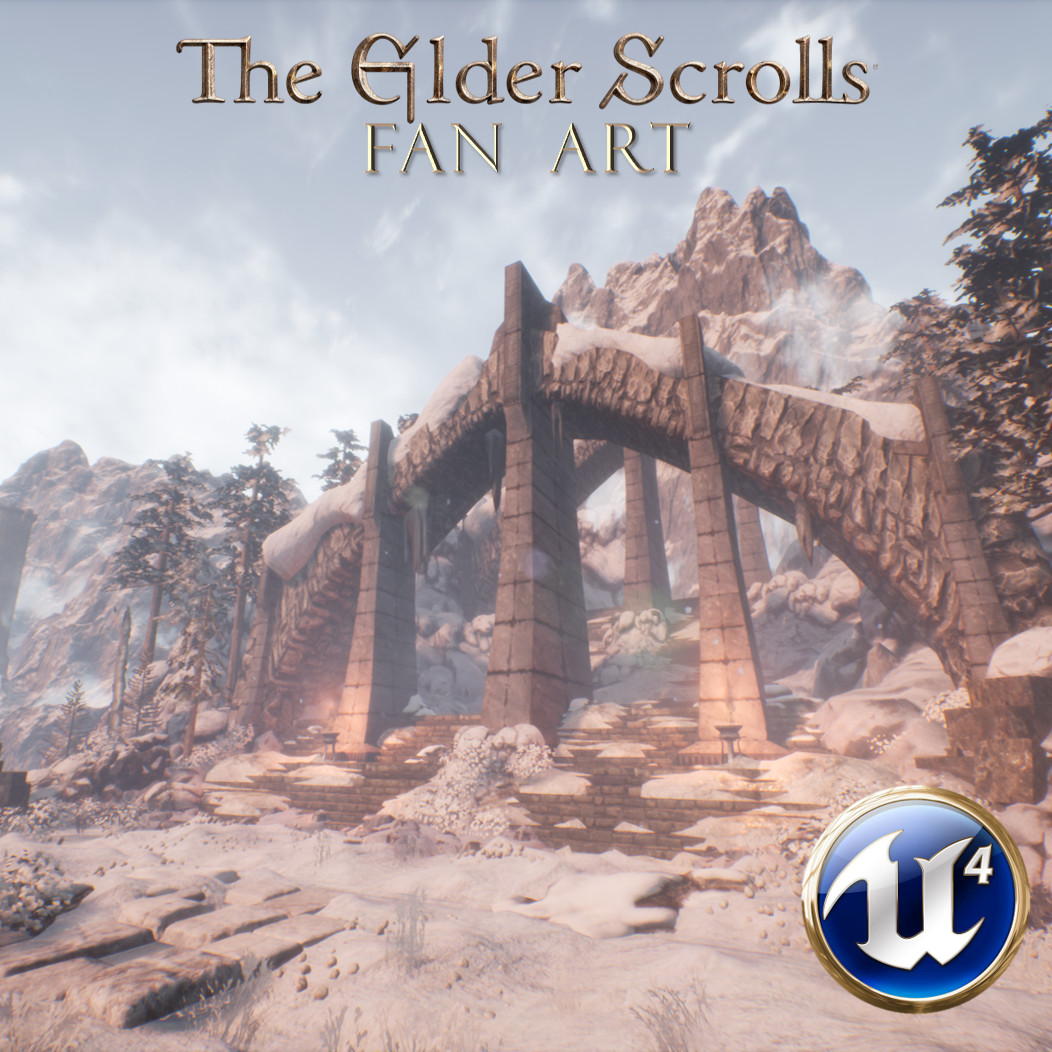 ArtStation - Elder Scrolls Fan Environment Art " Forgotten Barrow"