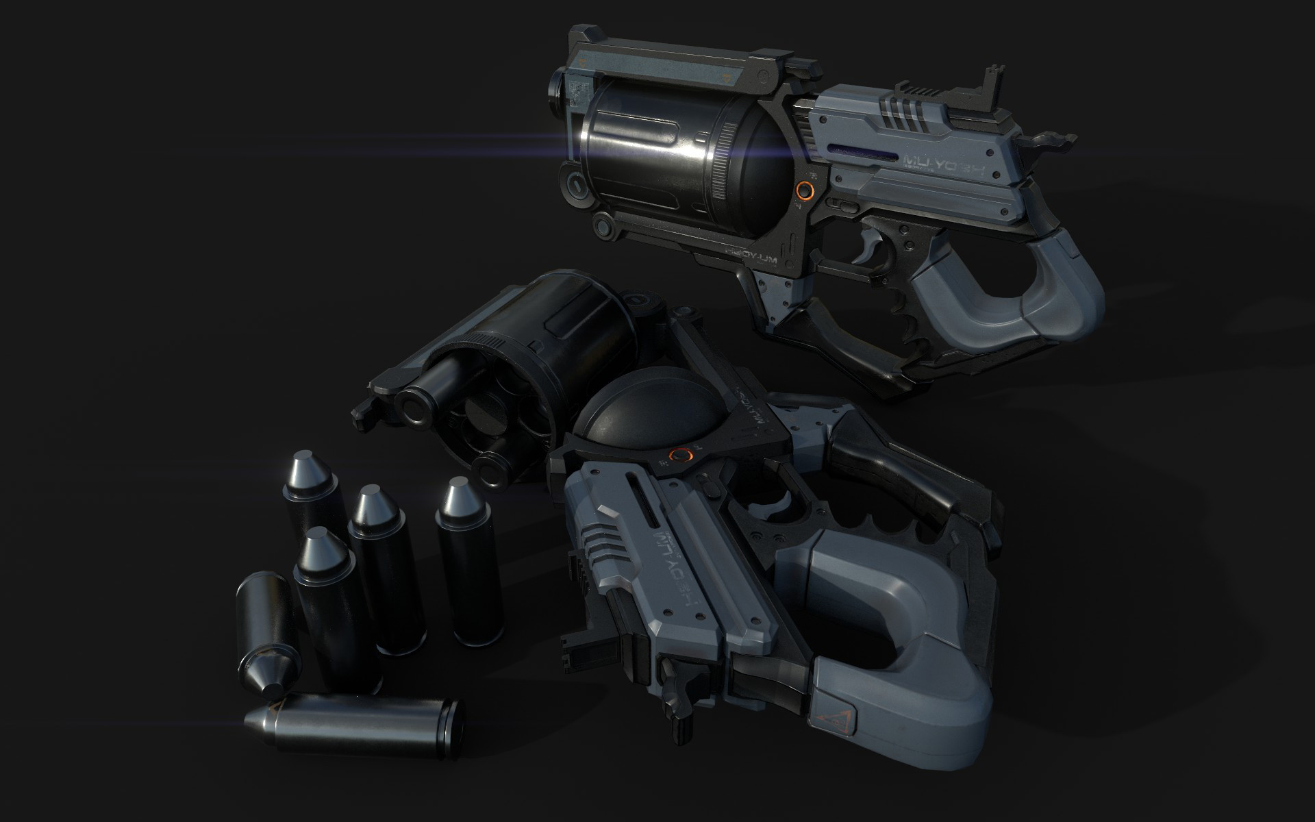 ArtStation - CYBERPUNK REVOLVER
