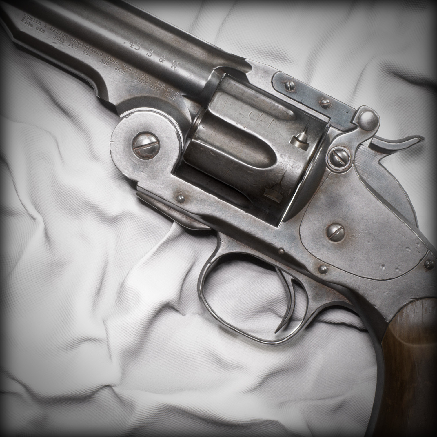 ArtStation - Schofield Revolver