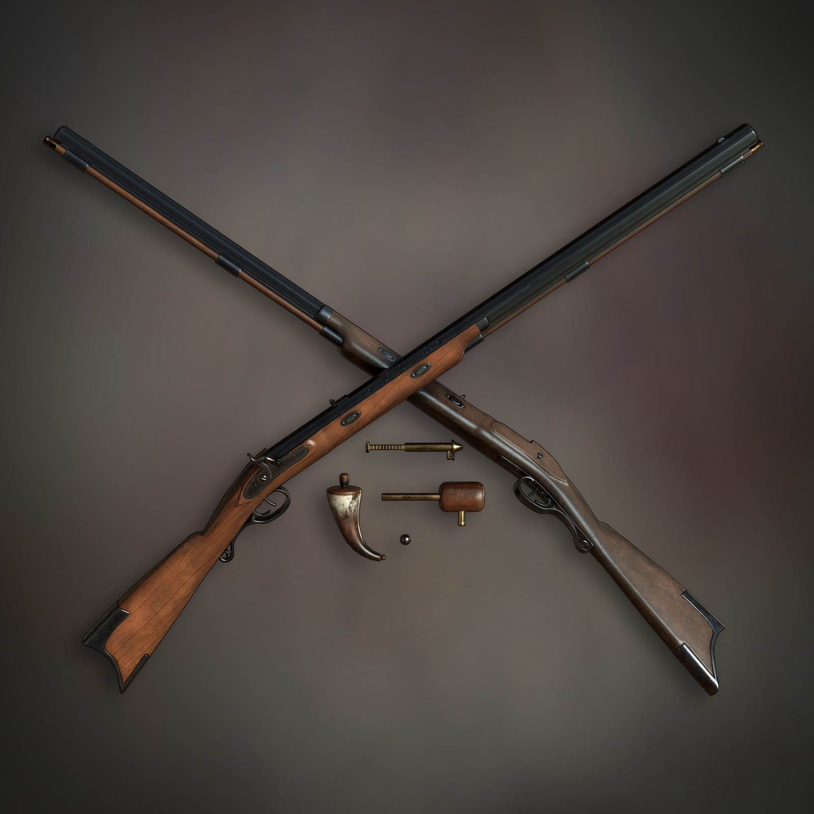 ArtStation - Plains Precussion Rifle