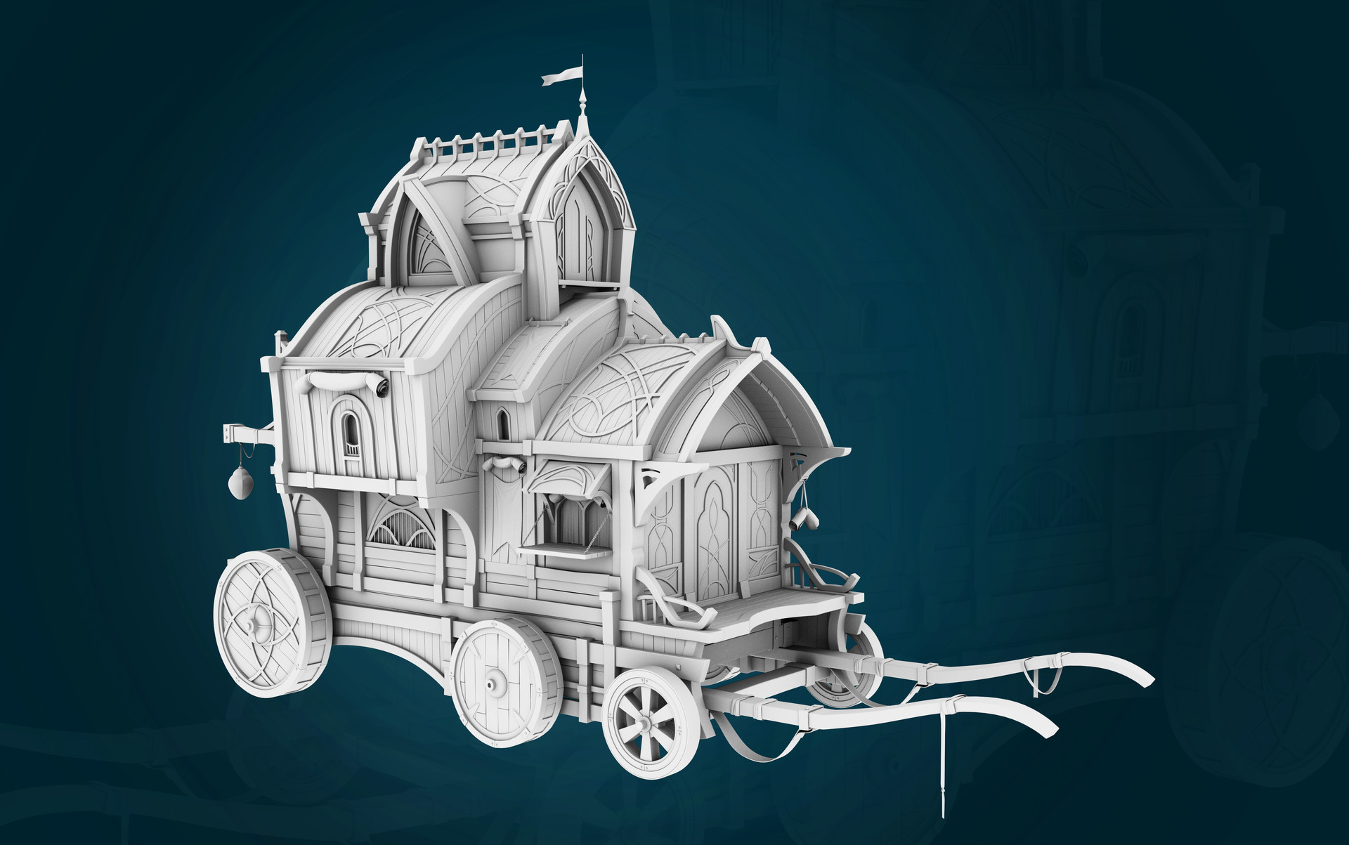 ArtStation - Elf Wagon