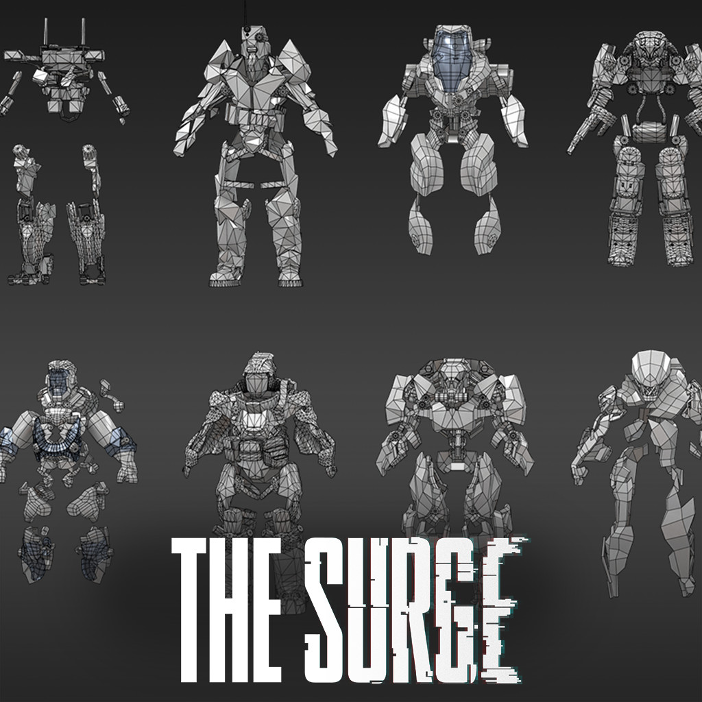 ArtStation - The Surge - Character Prototypes/Whiteboxes