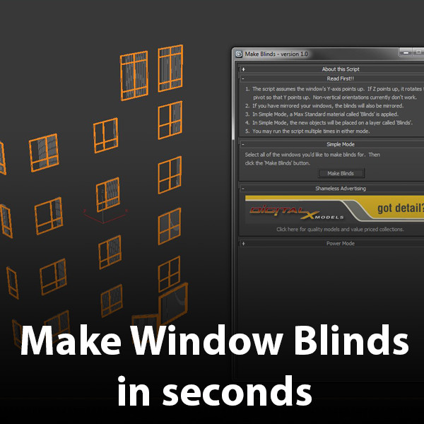 ArtStation - 3dsMax | How to make window blinds in seconds