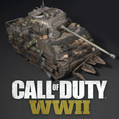 ArtStation - Call of Duty: World War II | Sherman Tank. Destroyed