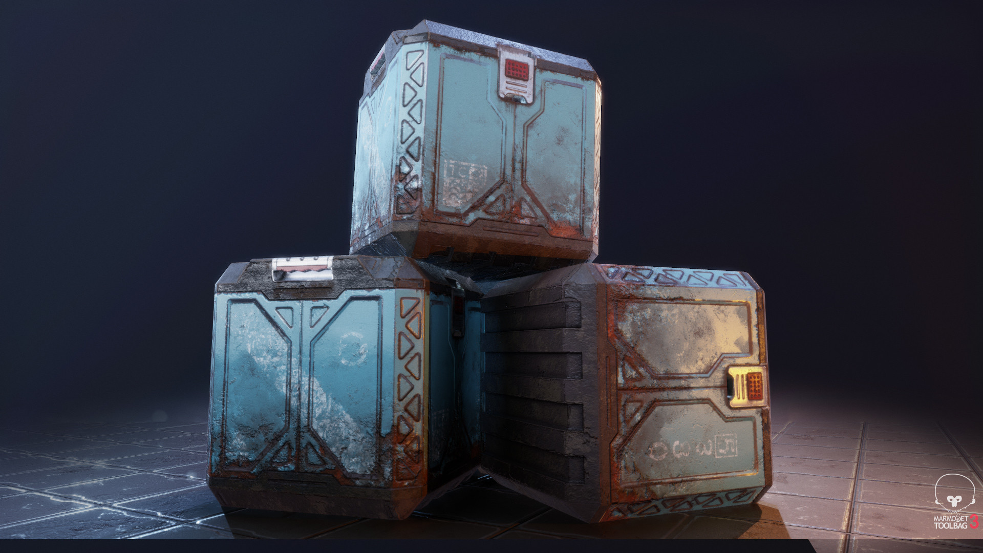 ArtStation - Sci Fi Containers