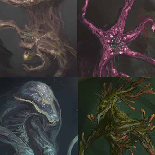 ArtStation - Fungus/Corruption Monsters