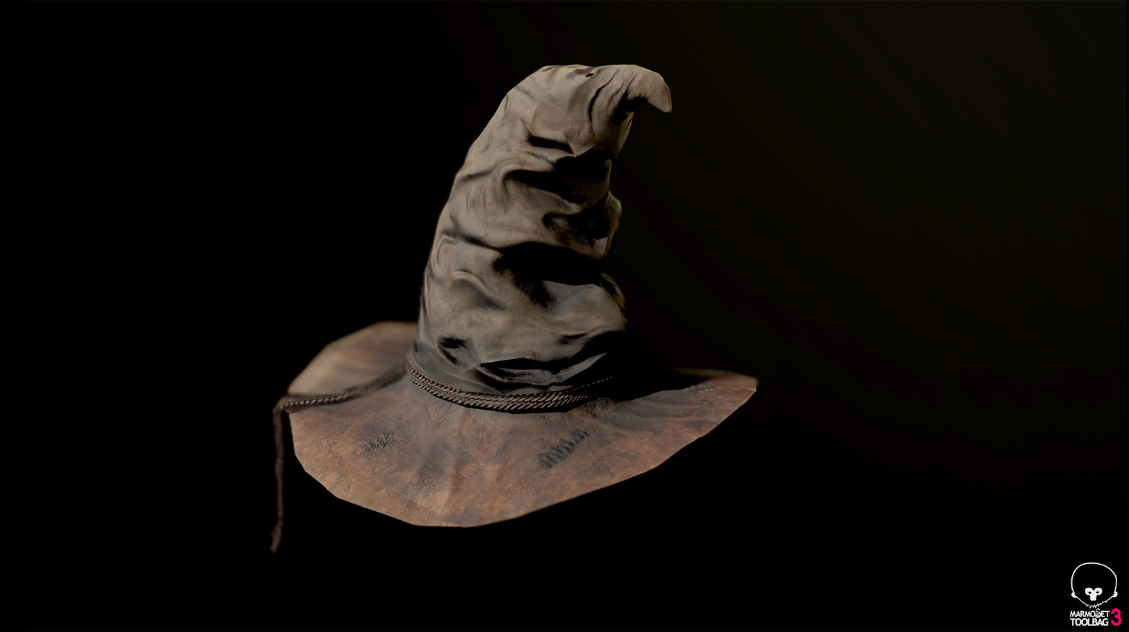 ArtStation - Low Poly Sorting Hat from Harry Potter