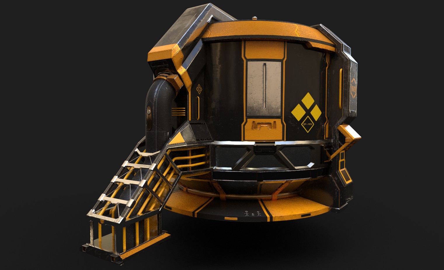 ArtStation - Doom storage tank