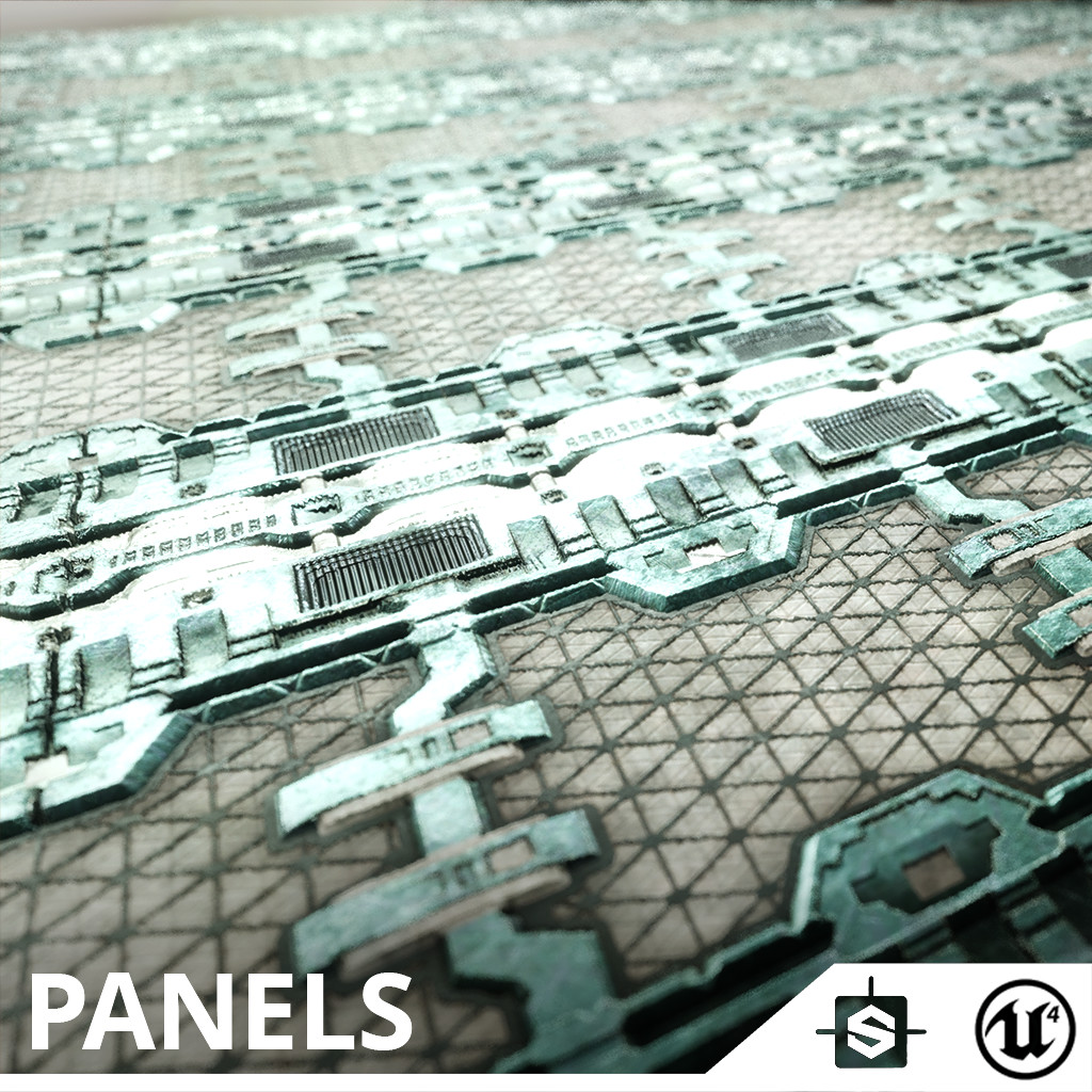 ArtStation - Procedural Sci Fi Panels