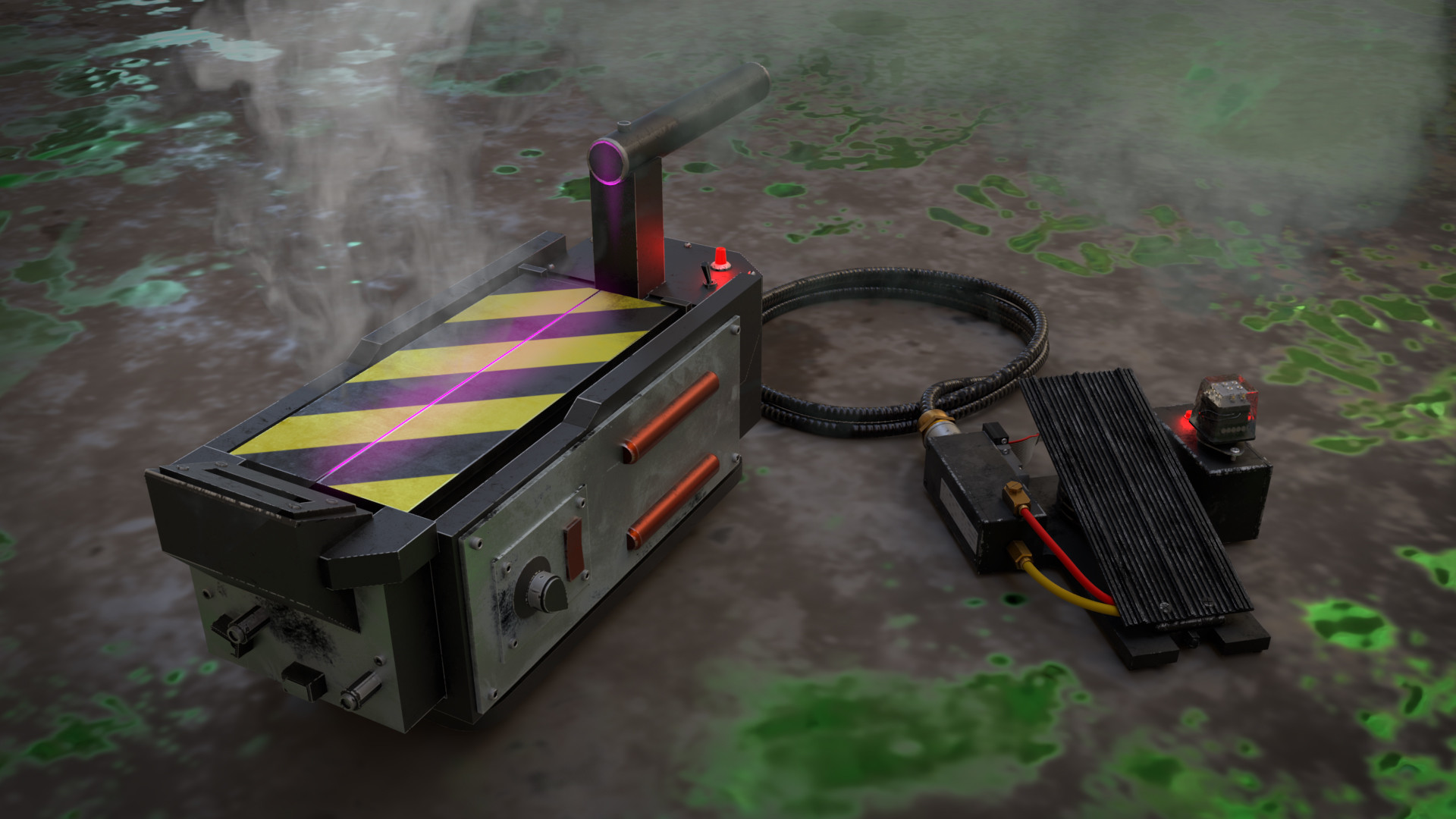 ArtStation - Ghostbusters Trap (Fan Art)