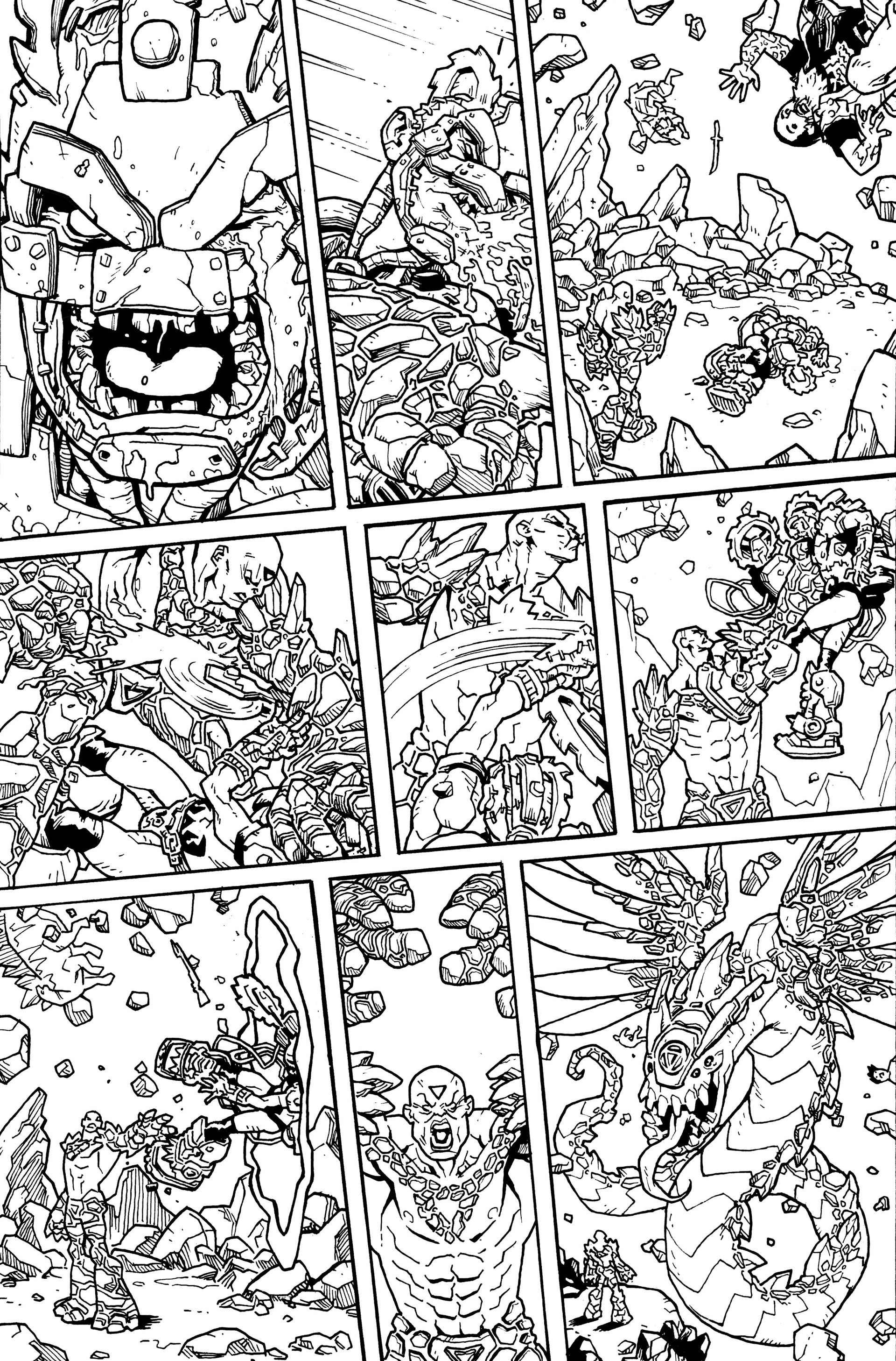 ArtStation - GWAR Issue 2 Inks