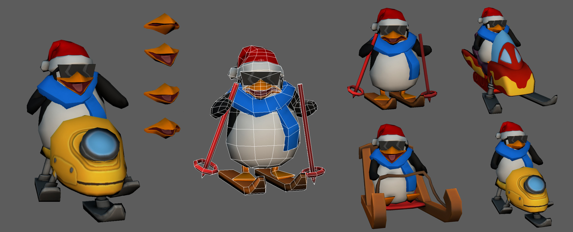 ArtStation - Stylized penguin character