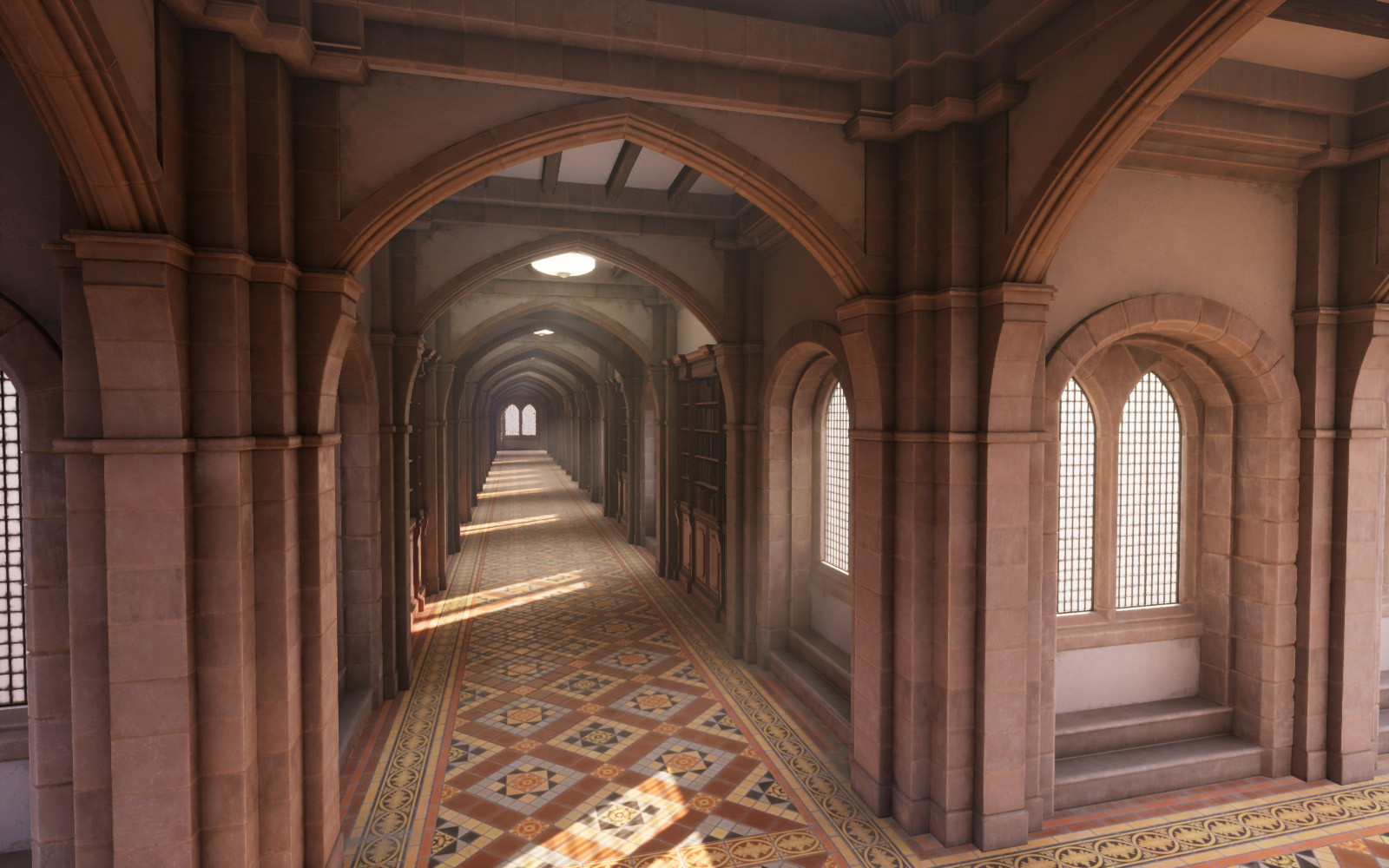 ArtStation - Victorian Corridor