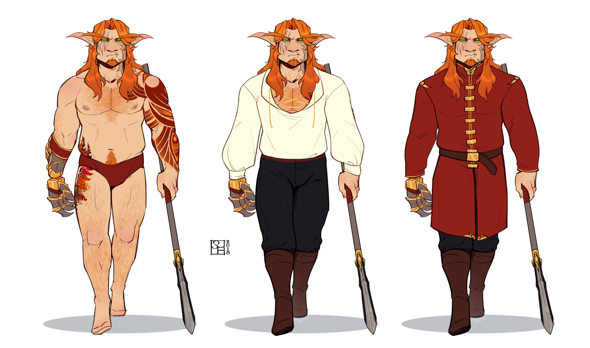 ArtStation - Tempestborne: Character Vis Dev