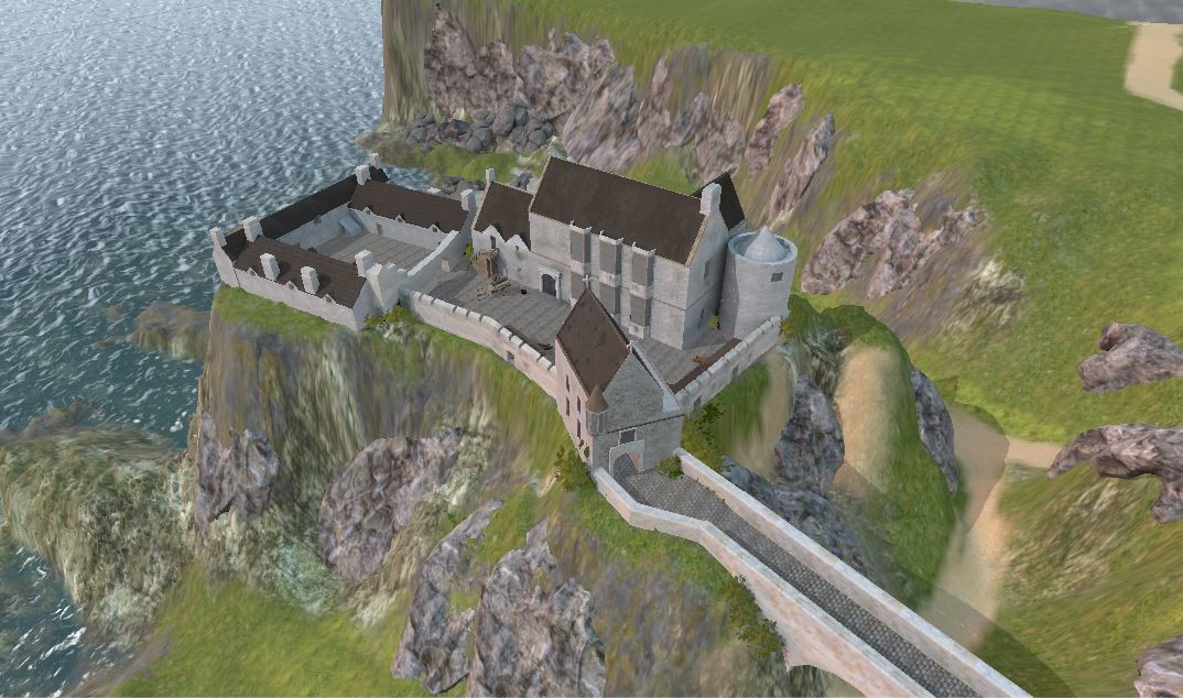 ArtStation - Dunluce Castle Co. Antrim, digital recreation and game ...