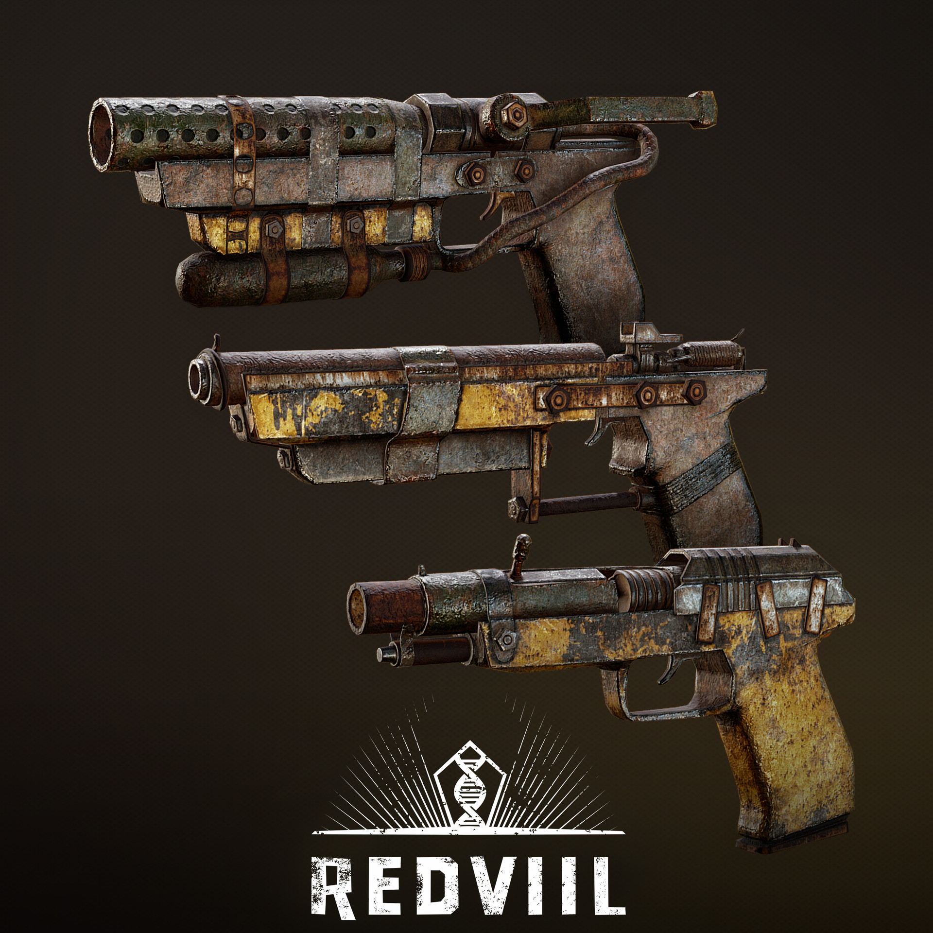 ArtStation - Pistol Postapocalypse
