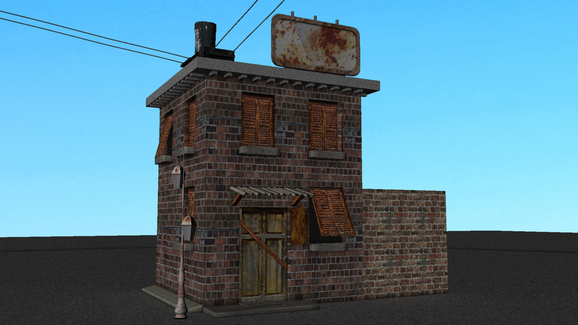 ArtStation - Old_House_3D_Model