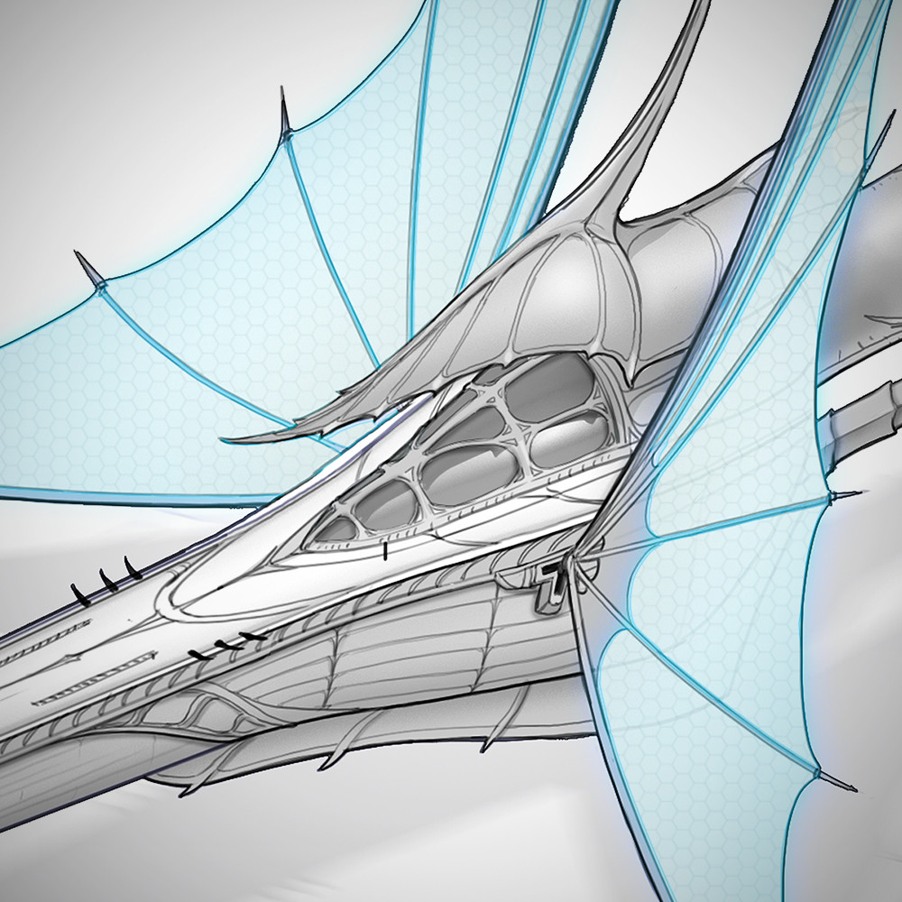 ArtStation - Fantasy Flying Ship