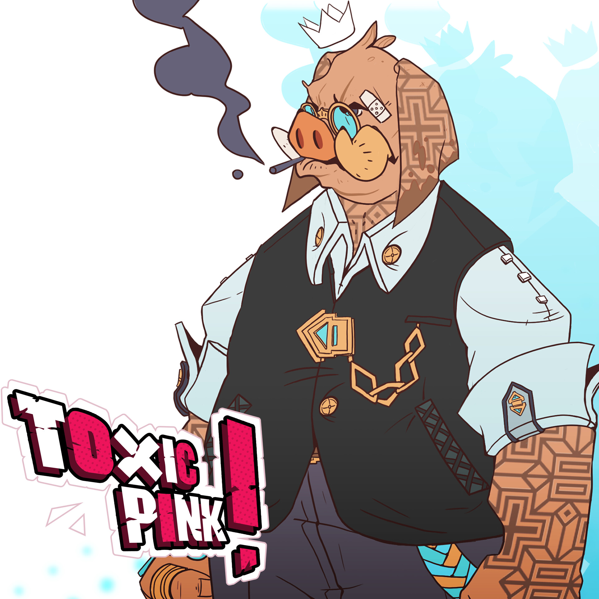 ArtStation - Toxic Pink ! - Pigs