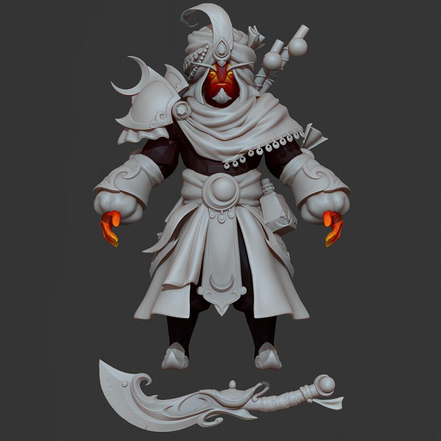 ArtStation - Сosmetics item set for Ember Spirit