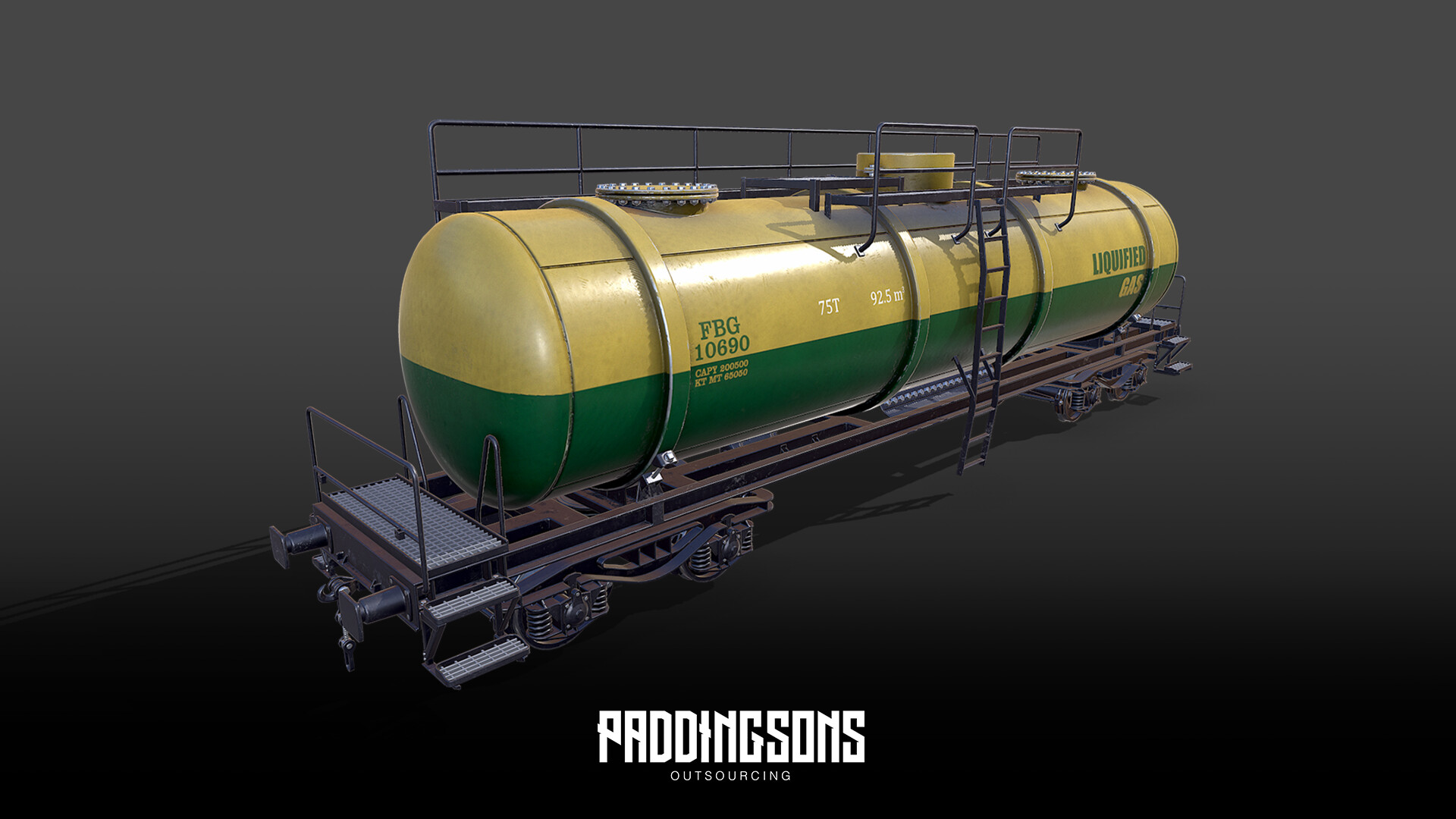 ArtStation - Rail Wagons Set