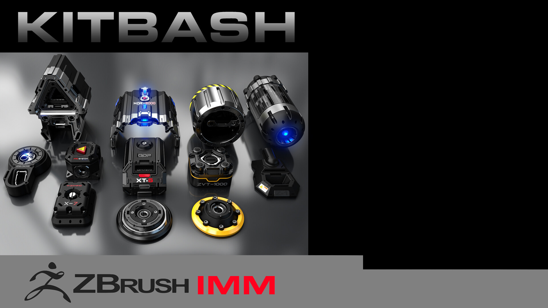 ArtStation - Kitbash Hard-Surface Mix V3