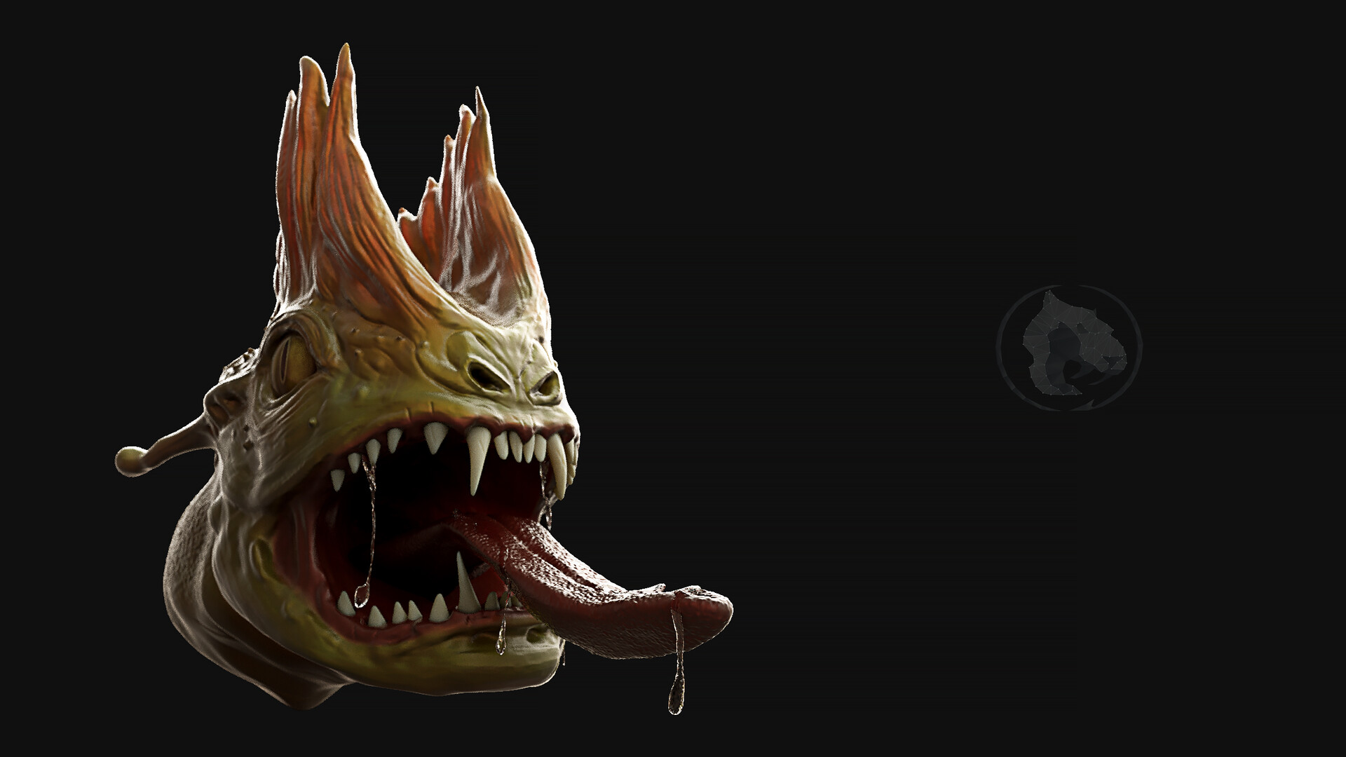 ArtStation - Creature Headbust | Zbrush