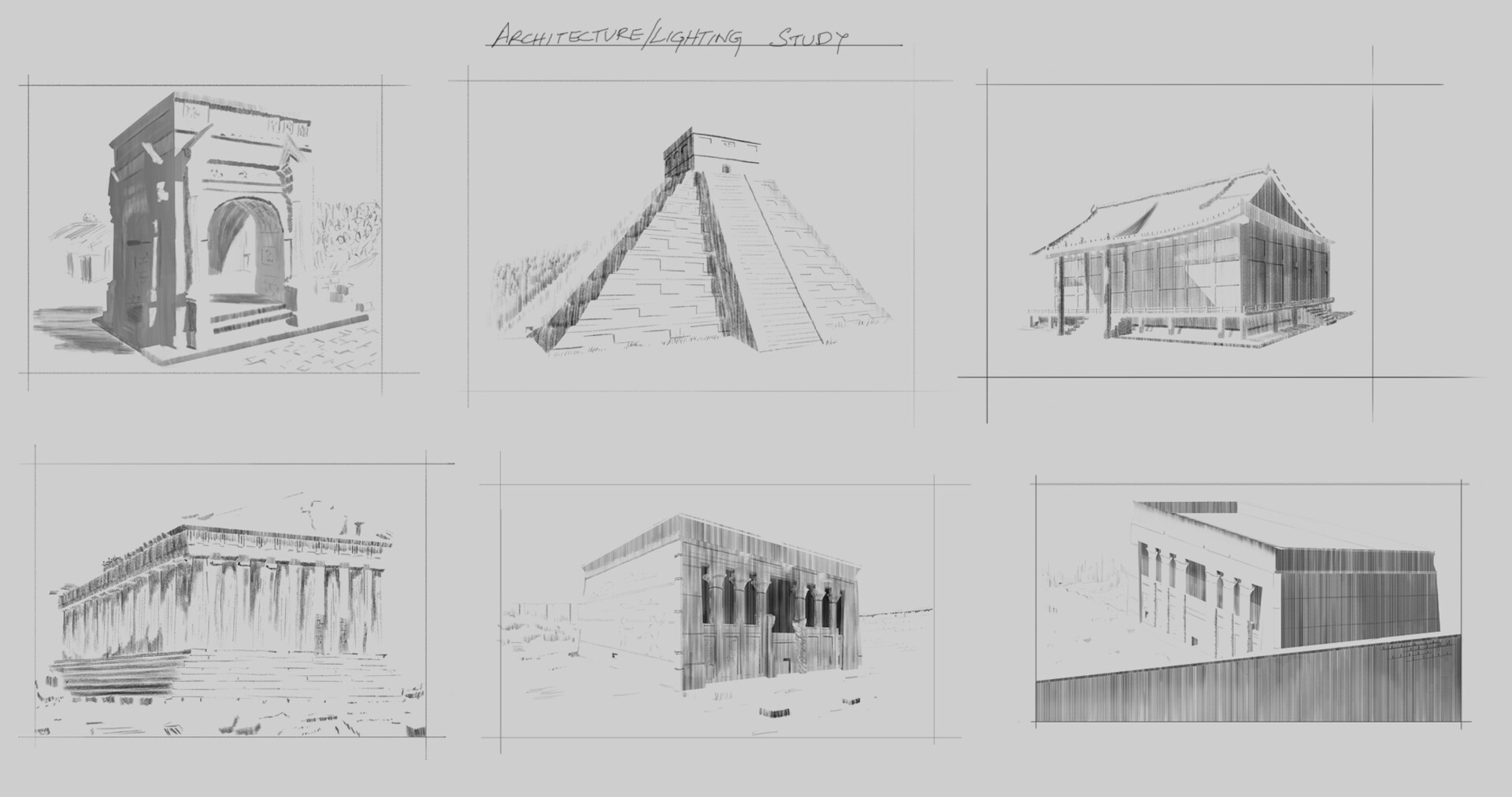 ArtStation - Architecture/ Landscape Lighting Study
