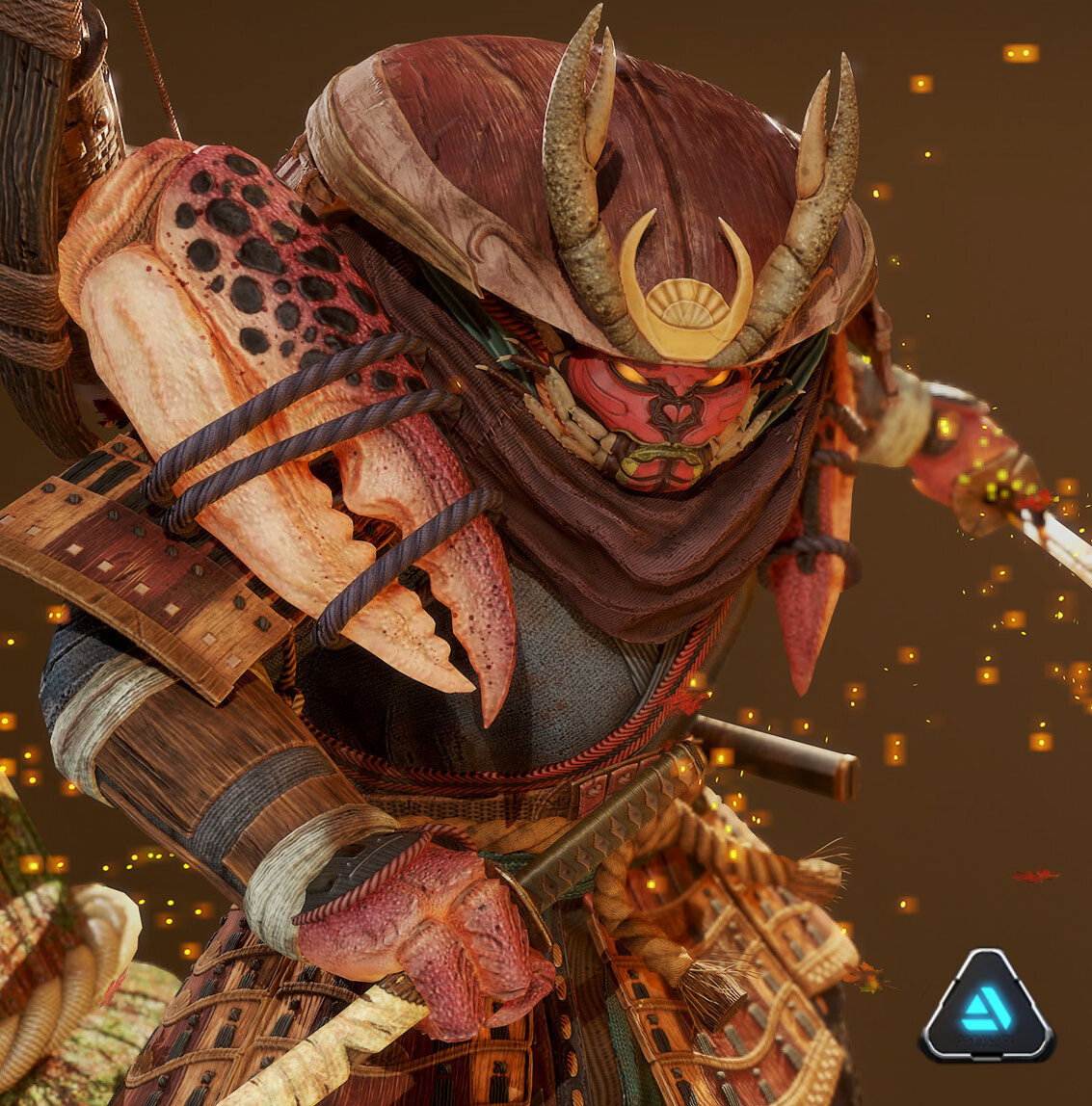 ArtStation - Feudal Japan: The Shogunate! Samurai Crab