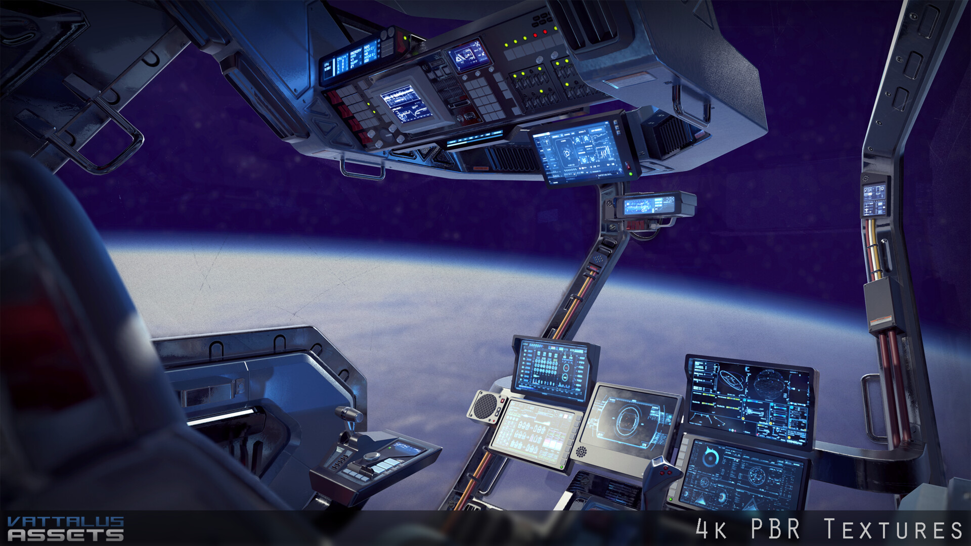 ArtStation - Sci Fi Cockpit 4