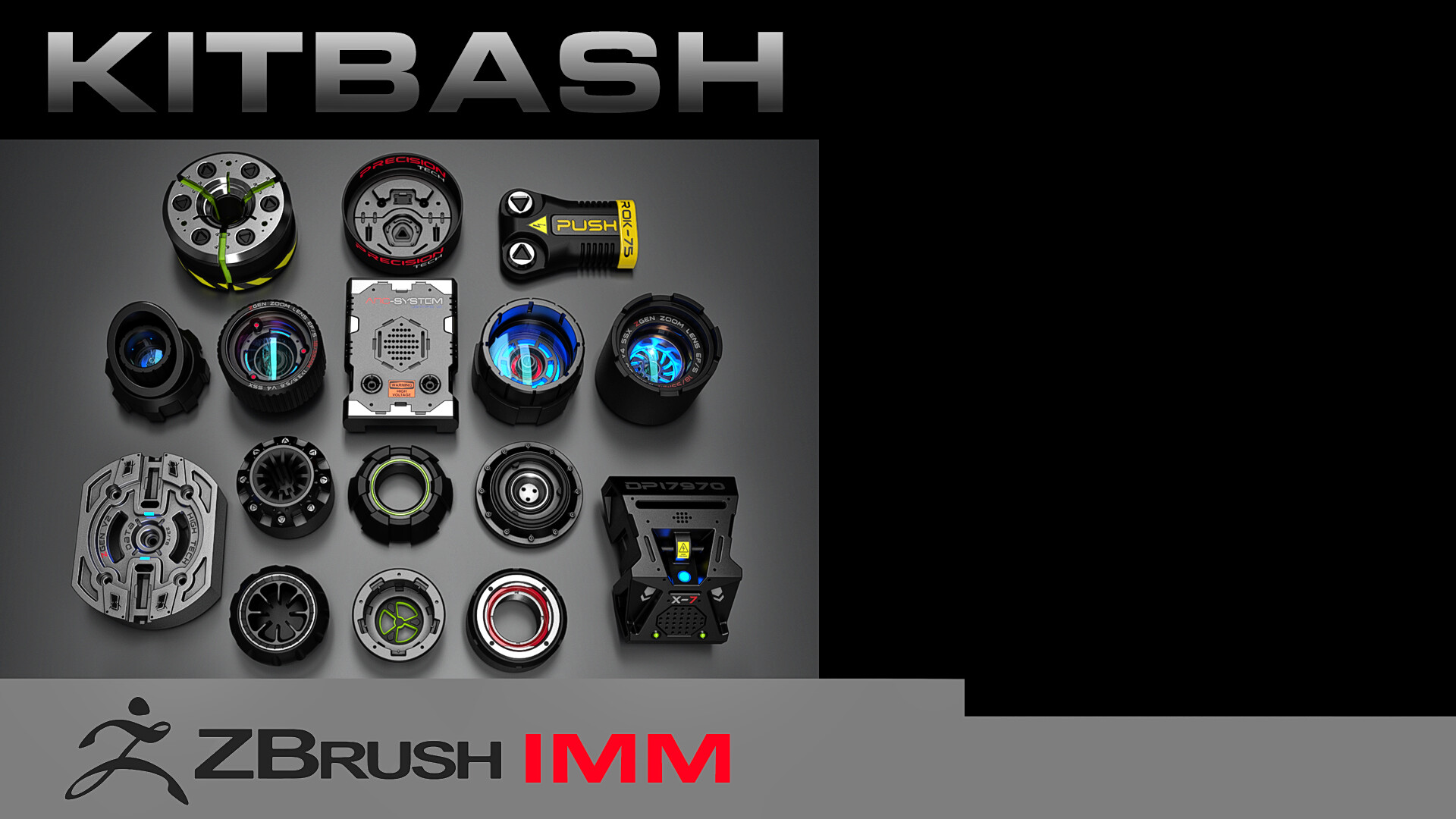 ArtStation - Kitbash Hard-Surface Mix V4