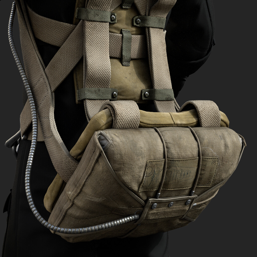 ArtStation - WW2 Pilot Parachute